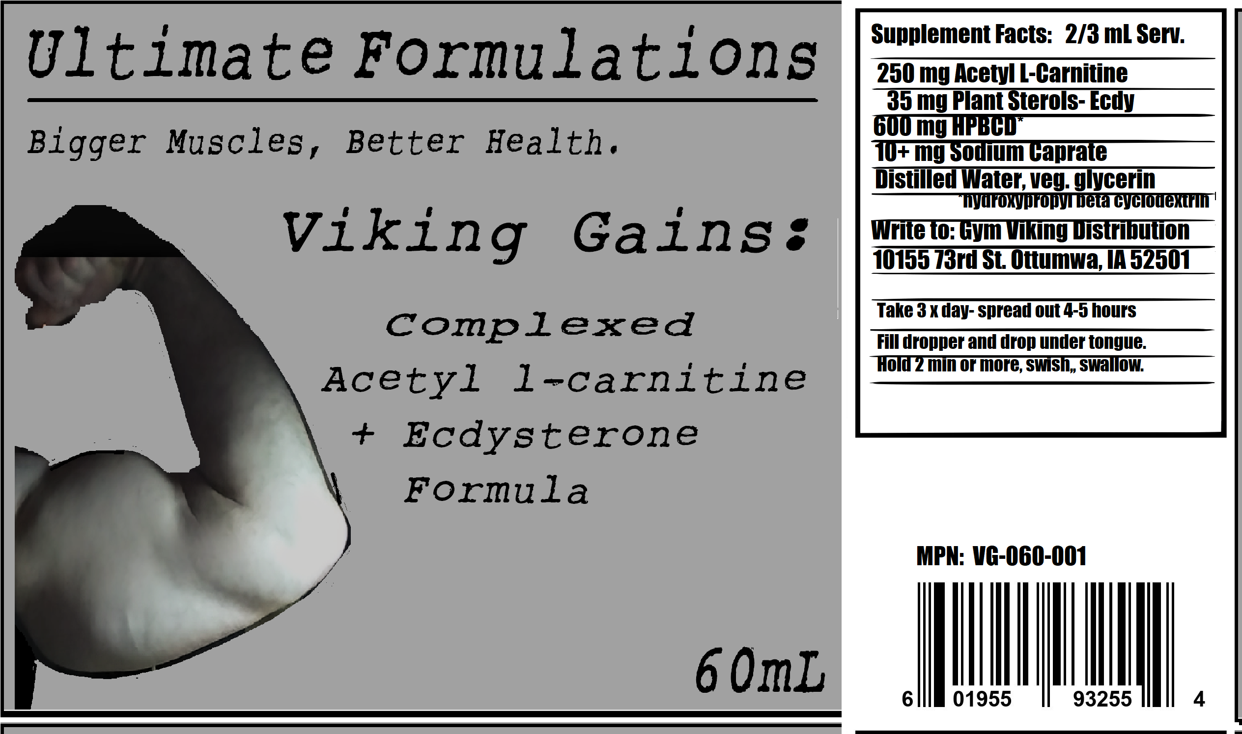 Viking Gains 1 Month Supply – Gym Viking USA